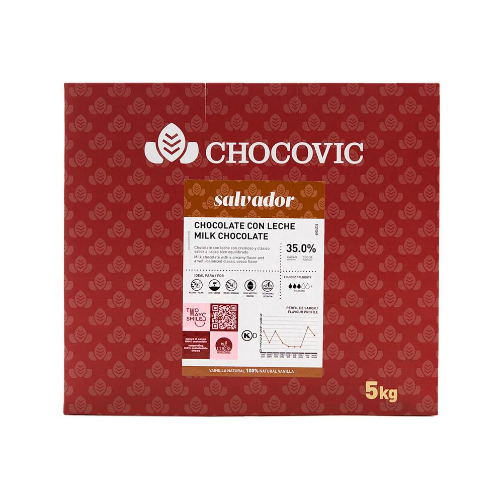 Шоколад молочный 35% таблетки 5кг/уп Salvador Chocovic Россия (CHM ...